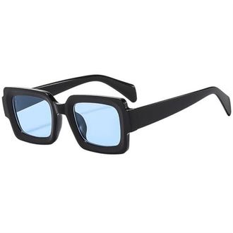 Generic Lunettes De Soleil Carr&eacute;es For Hommes Et Femmes, Id&eacute;ales For Les Vacances En Plein Air La Conduite(Blue)