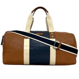 Coach Pre-owned Cuir sacs-main - Homme - Pre-owned - Brun - Taille: ONE Size