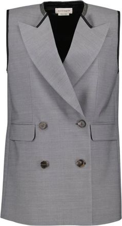 Alexander McQueen Damen, Jacken, Grau, XSGr&ouml;&szlig;e