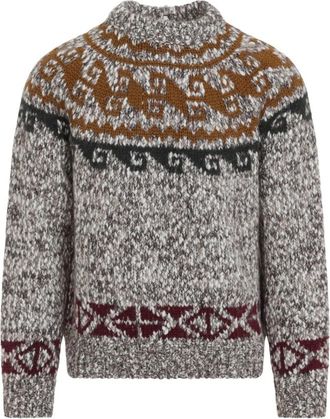 Moncler Grenoble Rundhals-Pullover - - Knitwear - Herren - Mehrfarbig - XL