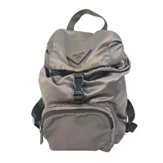 Prada Pre-owned Stoff schultertasche - - Pre-owned - Damen - Braun - ONE SIZE
