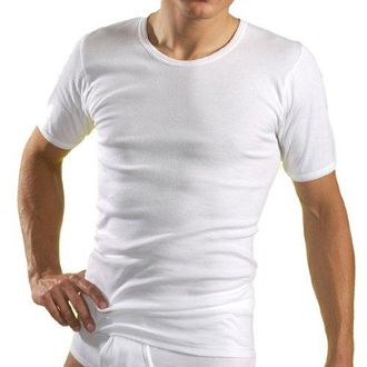 Hermko 3840 T-Shirts Manches Courtes col Rond (Autres Couleurs), 100% Coton Biologique, Taille:12 (XXXXXXXXL), Couleur:Blanc