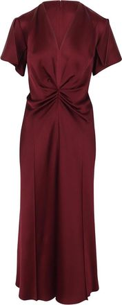 Victoria Beckham Robe Au Genou - Rouge