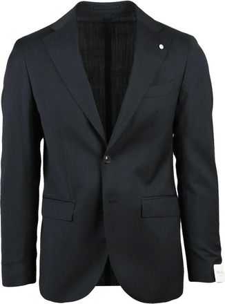 L.B.M. 1911 L.b.m. 1911, Homme, Costumes, Noir, Taille: XL Blazer Stondato