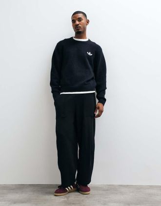 adidas Originals Strickpullover in Schwarz