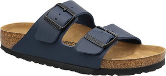 Birkenstock Herren Arizona Birko-Flor Pantoletten, Blau, Schmal Unisex_EU, 41 EU, Blau (Blau), 51753