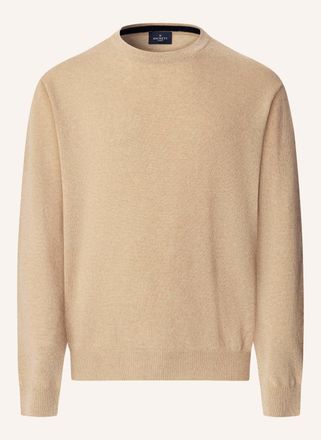 Hackett Pullover Merino Cash Mix Crew beige