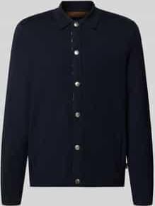 Barbour Regular Fit Strickjacke aus Baumwoll-Mix mit Woll-Anteil Modell Florcombe