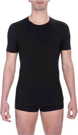 Dirk Bikkembergs Schwarzes Baumwoll-Crew-Neck-T-Shirt - - Underwear - Herren - Schwarzk - M