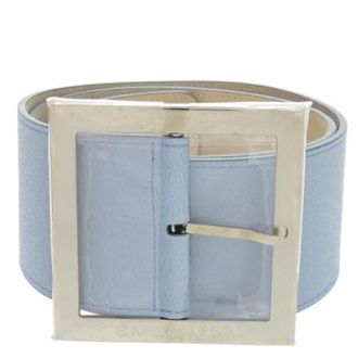 Bulgari Ceinture Vintage Cuir Pre-owned - Femme - Pre-owned - Bleu - Taille: ONE Size