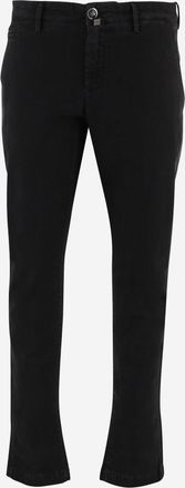 Jacob Cohen Pantalon en coton m&eacute;lang&eacute; extensible