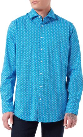 Seidensticker Herren Business Hemd, türkis, 43