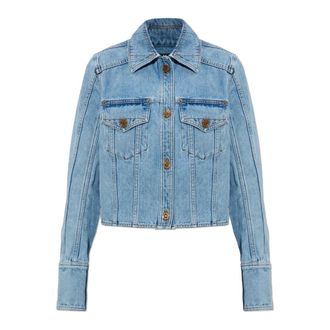 Balmain Denim Jacket - - Jackets - Damen - Blau - S