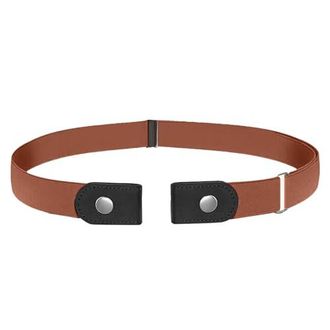 Generic Ceinture &eacute;Lastique Femme - Ceinture &eacute;lastique universelle r&eacute;glable sans boucle pour homme et femme design et confortable en tissu stretch