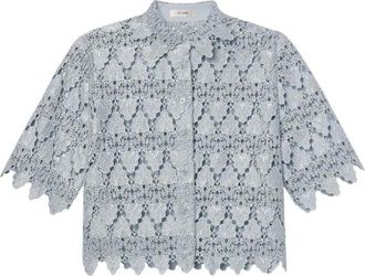 Frame Denim Femme, Blouses et Chemises, Bleu, Taille: 38 FR We24Wsh010 Skyb