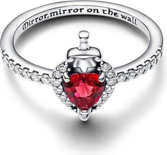 Pandora Disney Villains Evil Queen 193422C01 Bague pour femme en argent, 56/17,8, Argent sterling, Cristal