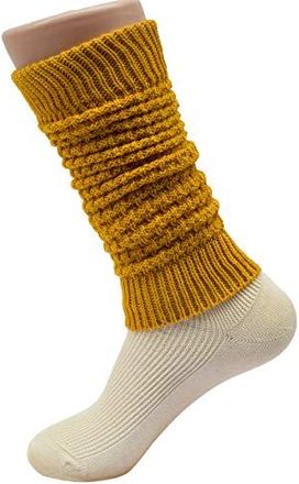 Grödo Jambières en laine mérinos piqué 100 % laine (kbT), curry, taille unique