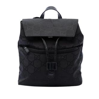 Gucci Pre-owned Vintage Nylon Backpack - - Pre-owned - Damen - Schwarzk - ONE SIZE