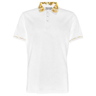 Versace Jeans Couture Polo Shirt - - Tops - Herren - Wei&szlig; - XS