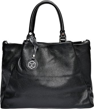 Luisa Vannini Schwarz Rindsledertasche