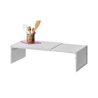 Generic Erweiterbares Schrankregal - Stapelbares Lagenregal Platzsparend Stapelbares K&uuml;chenzubeh&ouml;r Schweres Nicht flipli K&uuml;chenzubeh&ouml;r f&uuml;r Speisekammer Schran