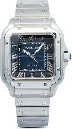 Cartier Santos stainless steel 40mm - Bleu