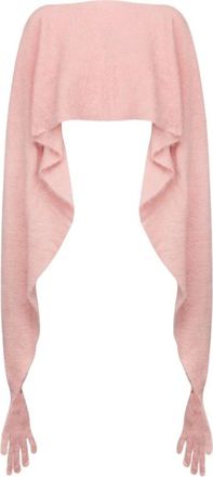 Moschino Femme, Vestes, Rose, Taille: ONE Size Gauzy Mohair Hood