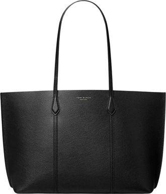 Tory Burch Femme, Sacs, Noir, Taille: ONE Size Leather Tote Bag