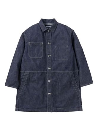 Neighborhood veste en jean à poches multiples - Bleu