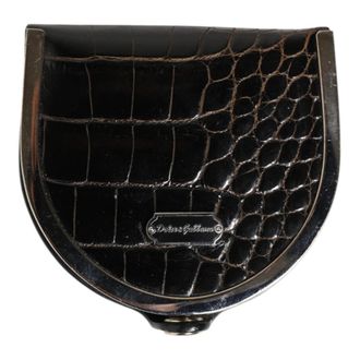 Dolce & Gabbana Schwarze Krokodilleder M&uuml;nzgeldb&ouml;rse - - Accessories - Herren - Schwarzk - ONE SIZE