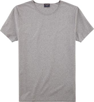 Olymp Herren T-Shirt Langarm Casual.Wirk,Single Jersey,Regular fit,Silbergrau 63,XXL