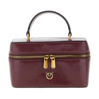 Pinko Pinko - Love Birds Vanity Case - Femme - Sacs - Rouge - Taille: ONE Size