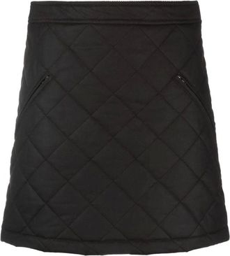 Burberry Femme, Jupes, Noir, Taille: 32 FR Mini-jupe matelass&eacute;e