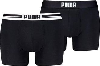 Puma Herren Unterhose EVERYDAY PLACED LOGO BOXER 2P