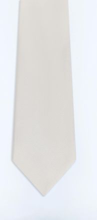 Fursac Cravate en soie unie - Taille Unique - Homme