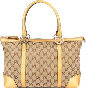 Gucci Crossbody Bags - Gucci Golden GG Monogram Twin Heart Handbag - Gr. unisize - in Bunt - für Damen