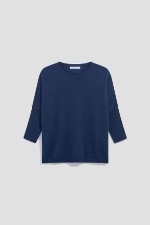 Gerard Darel Pull ample &agrave; col rond en cachemire - ERLINE - Encre