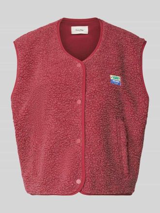 American Vintage Weste mit Rundhalsausschnitt Modell HOKTOWN