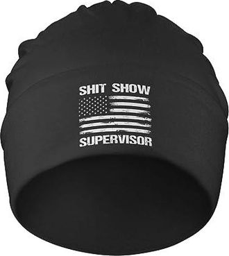 Generic Unisexe Bonnet &Agrave; Revers Cadeaux De Superviseur De Bordel Bonnet dhiver Mode Bonnets De Ski Classique Hiver Chapeaux pour Ski Hiver Patinage