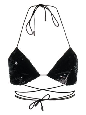 NU&Eacute; Jade BH mit Pailletten - Schwarz