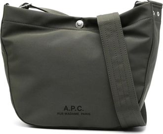 A.P.C. A.p.c., Femme, Sacs, Vert, Taille: ONE Size Sac bandouli&egrave;re vert avec poche int&eacute;rieure