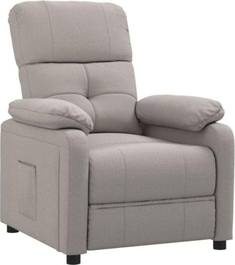 vidaXL Relaxsessel Taupe Stoff vidaXL