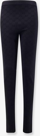 Gucci Viscose blend leggings with all-over GG motif - GUCCI - gender_Woman