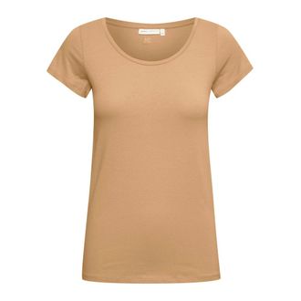 Inwear Femme, Tops, Brun, Taille: 42 FR T-shirt moulant camel chaud