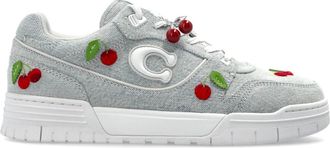 Coach Femme, Chaussures, Bleu, Taille: 40 EU Baskets avec Appliqu&eacute;s