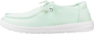 Hey Dude Femme, Chaussures, Vert, Taille: 36 EU Wendy Stretch Canvas