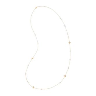 Tory Burch Kira Perlenkette - - Accessories - Damen - Gelb - ONE SIZE