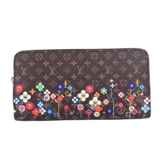 Louis Vuitton Portefeuille en toile Pre-owned - Femme - Pre-owned - Brun - Taille: ONE Size