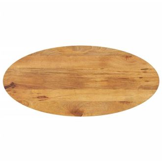 vidaXL Dessus de table 140x50x3,8 cm ovale bois massif de manguier Vidaxl
