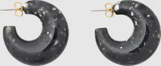Vanessa Baroni Boucles doreilles Moon Black Marble